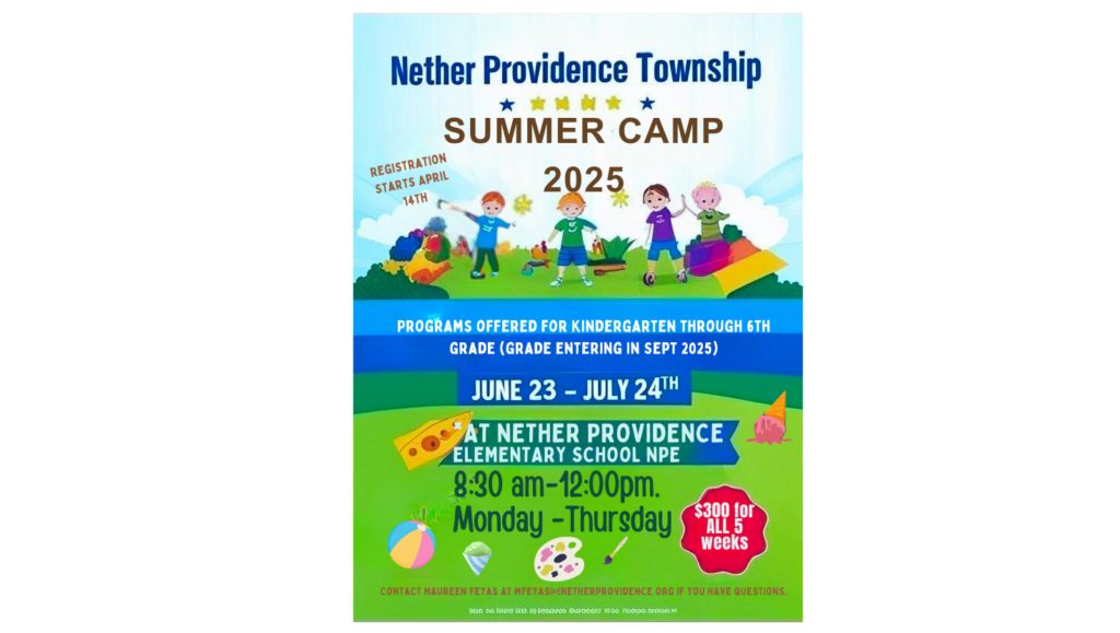 Summer Camp 2025 Information | Nether Providence Township